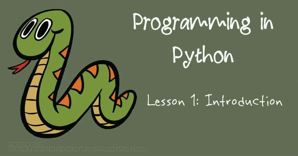 Introduction To Python Programming